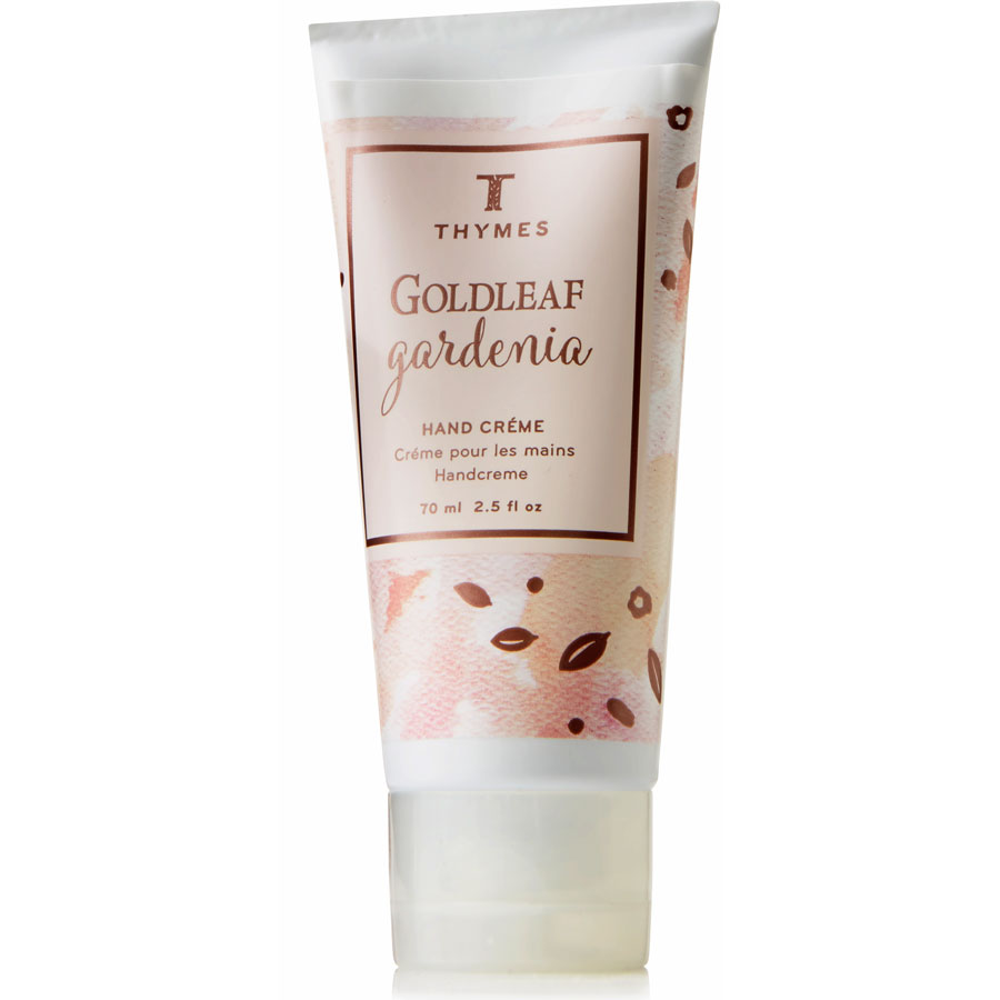 Thymes Goldleaf Gardenia Hand Cream – Maggies Blend Candles